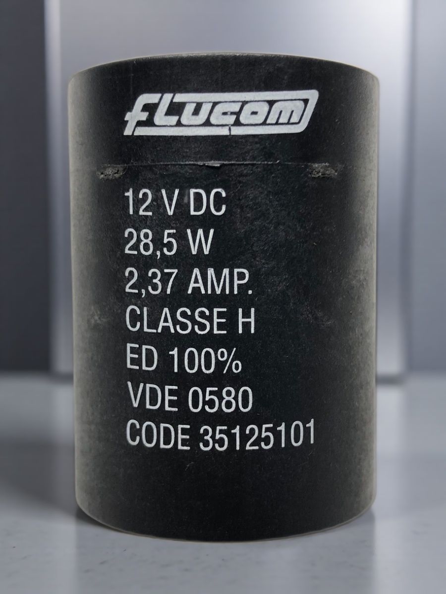 Катушка 35125101 12VDC Flucom (соленоид, электромагнит)B30-12C-28H ...