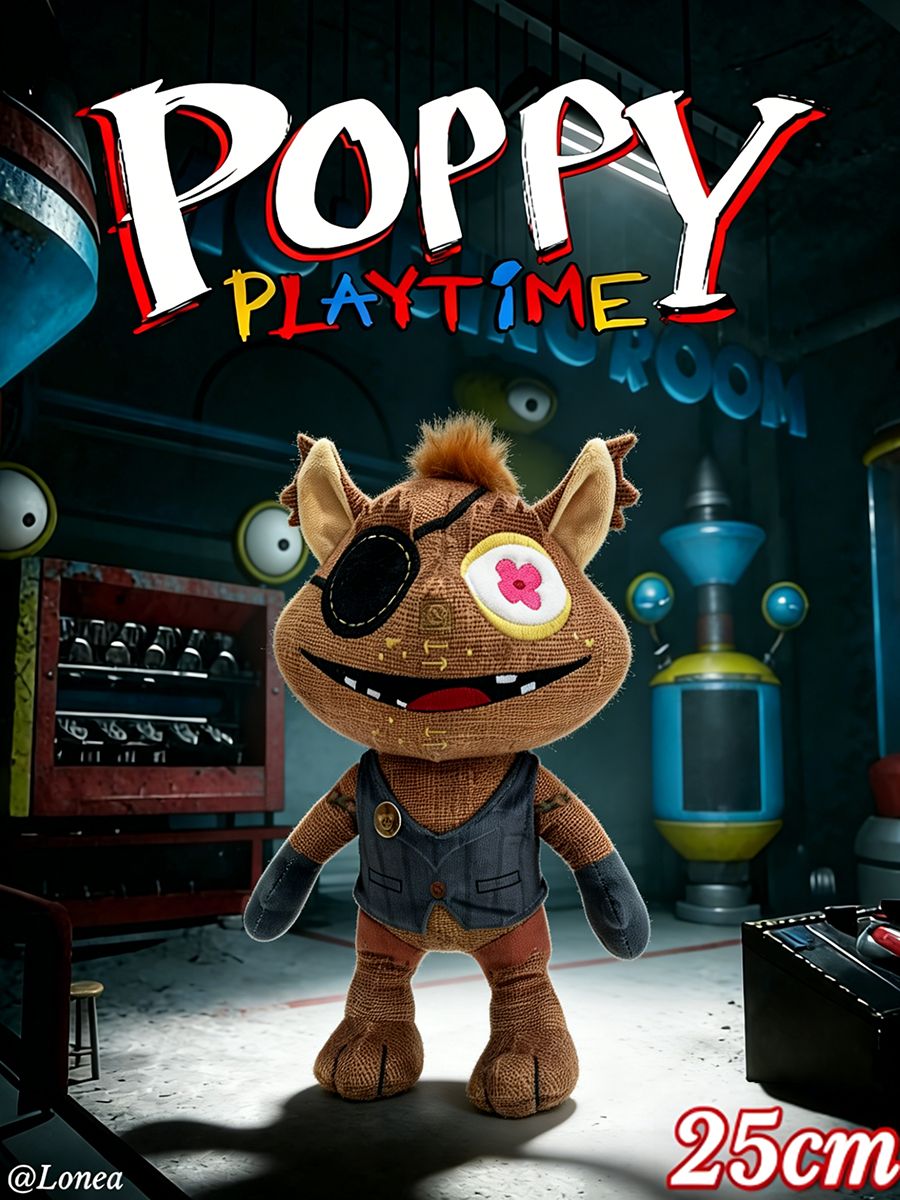 Мягкая игрушка поппи плейтайм Giblet 25cm/Poppy playtime plush toys ...