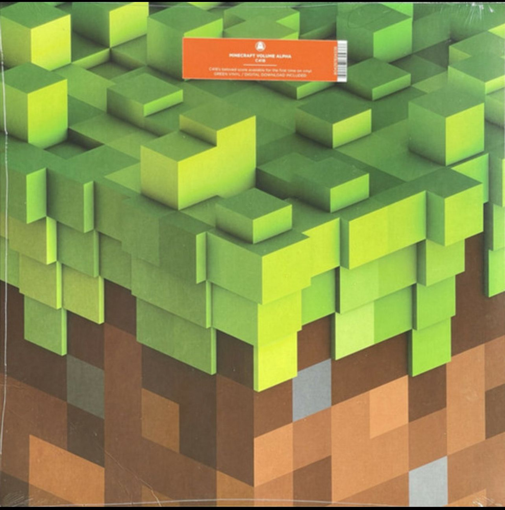 С418 - Minecraft Volume Alpha LP, Green Translucent Виниловая пластинка ...
