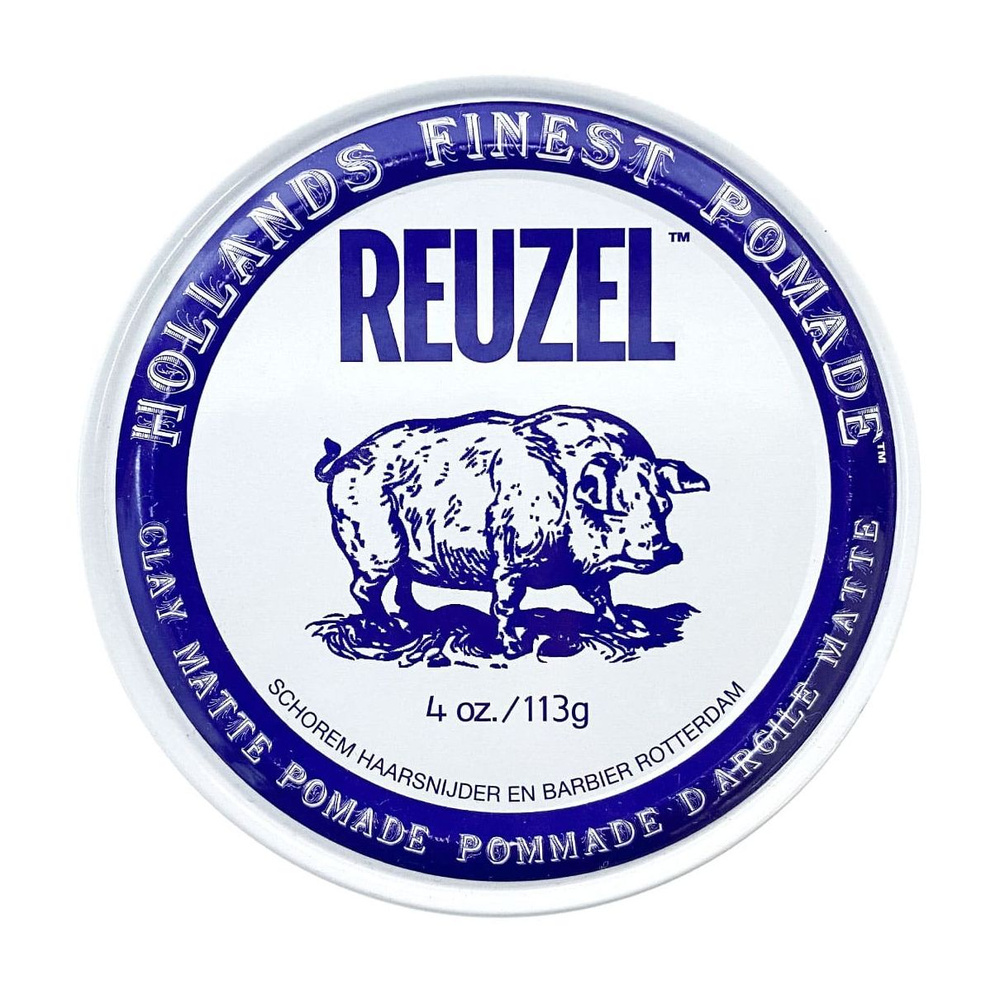 Reuzel Clay Matte Pomade Глина для волос белая Pig муж., 139 г - купить ...