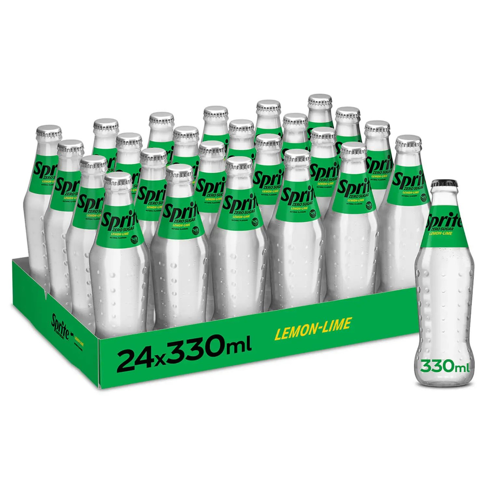 Газированный напиток Sprite Lemon-Lime Zero, без сахара, 330 мл (Англия) х 24 шт - купить с ...
