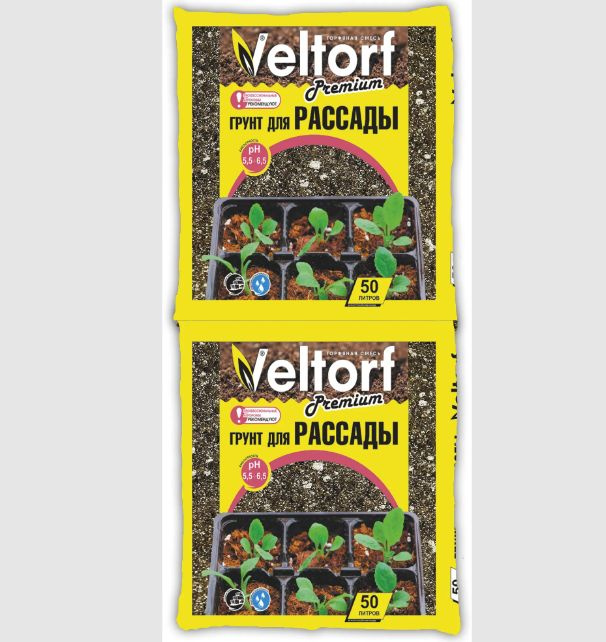 Грунт Veltorf для рассады премиум 50 л - купить по низкой цене в ...