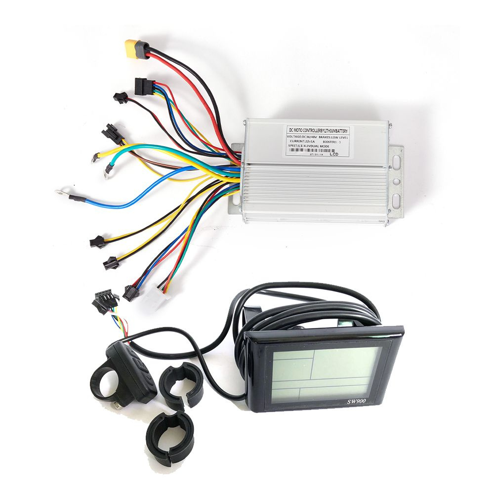 48В 1000Вт бесщеточный 12трубный контроллер и Монитор SW900, двойной ...