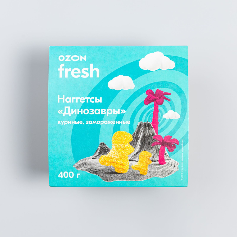 Наггетсы куриные Динозавры Ozon fresh, 400 г - купить с доставкой по выгодным ценам в интернет ...