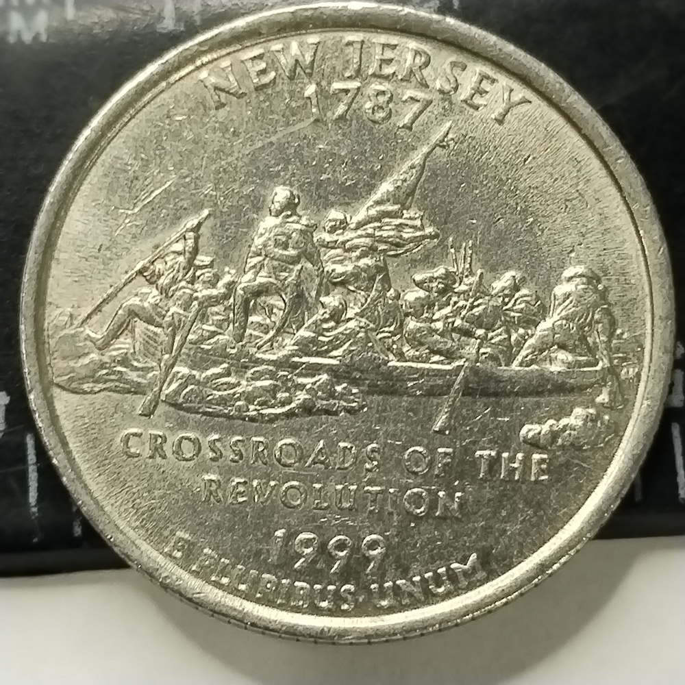 США 25 центов (квотер) штат Нью Джерси. XF - купить в интернет-магазине OZON с быстрой доставкой ...