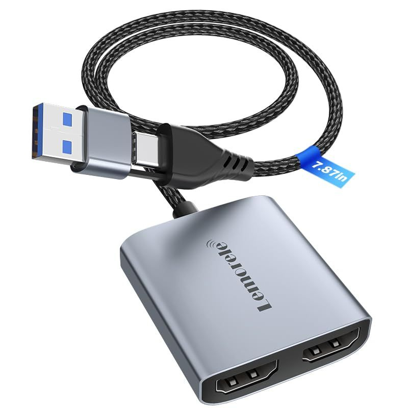 Lemorele карта видеозахвата USB 3.0 к HDMI 4K 1080P 60 Гц для Windows ...
