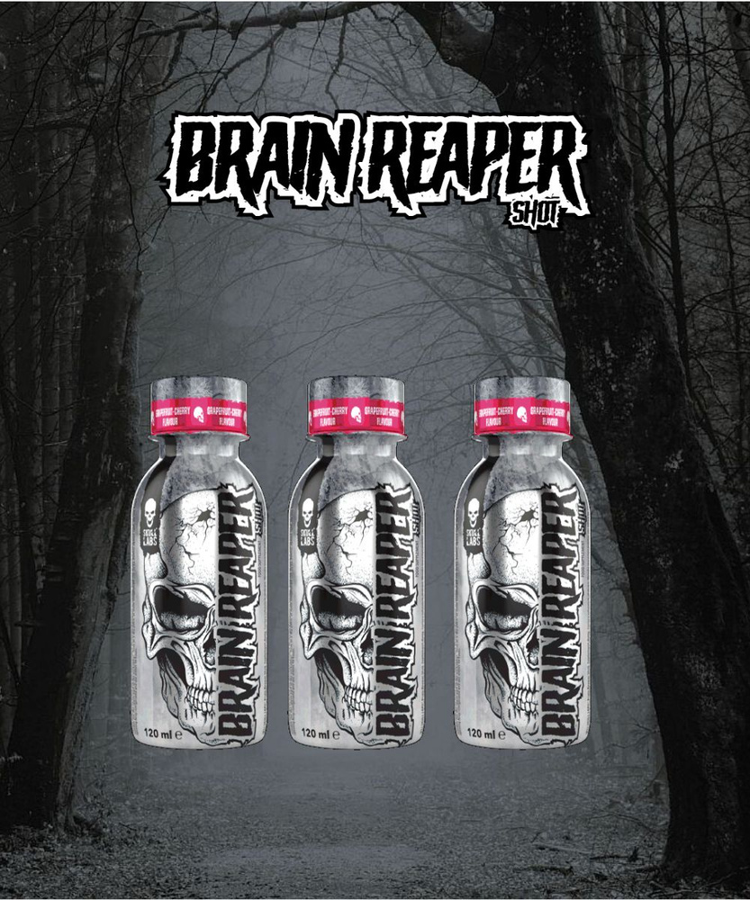 Предтренировочный комплекс Brain Reaper Shot 120 мл 3 штуки - купить с ...