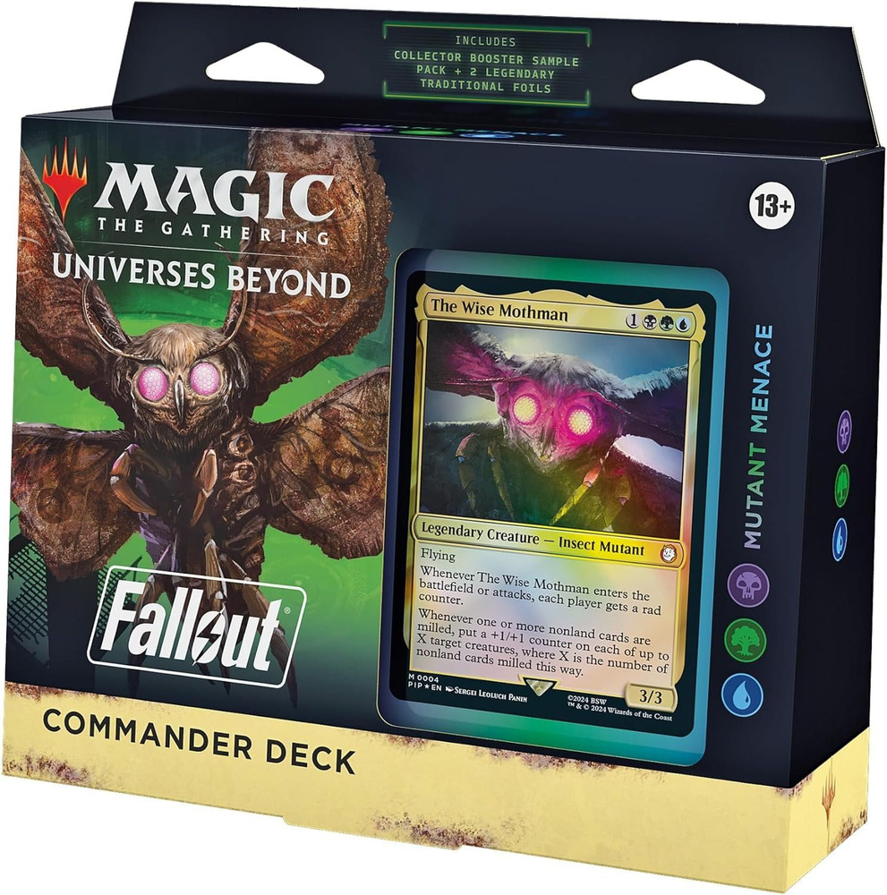 Magic The Gathering: Commander Deck Mutant Menace MTG издания Universes ...