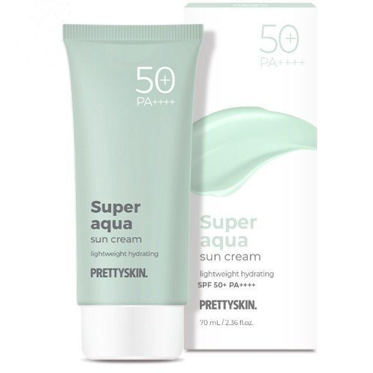 Pretty Skin Крем солнцезащитный увлажняющий легкий - Super aqua sun ...