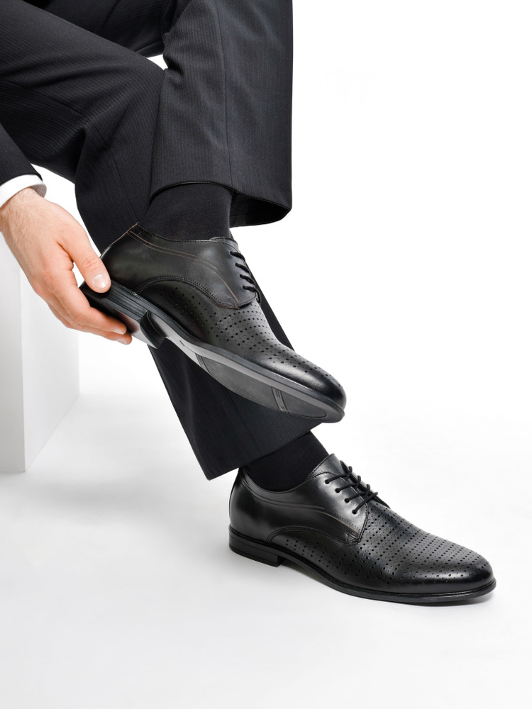 Ботинки полуботинки Мужской BELWEST черный, размер 43 Лето H Шнурки Беларусь купить c доставкой ...