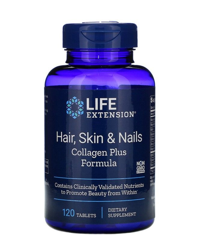 Life Extension Hair Skin & Nails Collagen Plus Formula (Средство с ...