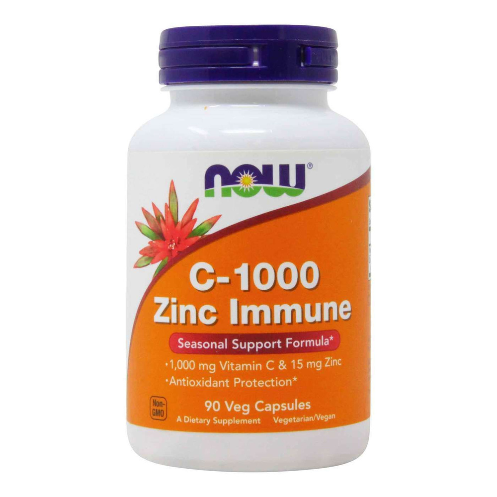 Спортивное питание, Витамины и минералы ..., NOW Vitamin C-1000 Zinc ...