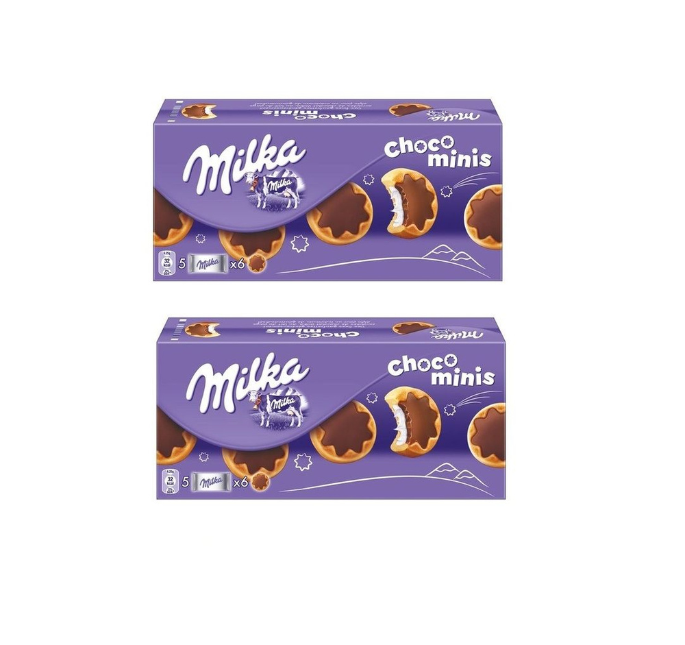 Печенье Milka Choco Minis / Милка Чоко Минис 150гр х 2шт (Германия) - купить с доставкой по ...