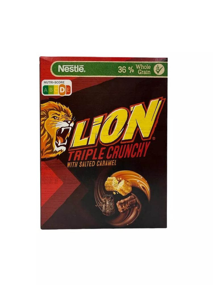 Готовый завтрак Нестле Lion Triple Crunchy 300гр - купить с доставкой ...