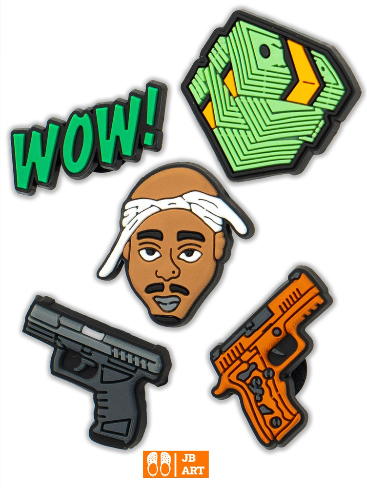 Джибитсы на crocs набор украшений клипсы для кроксов - купить с ...