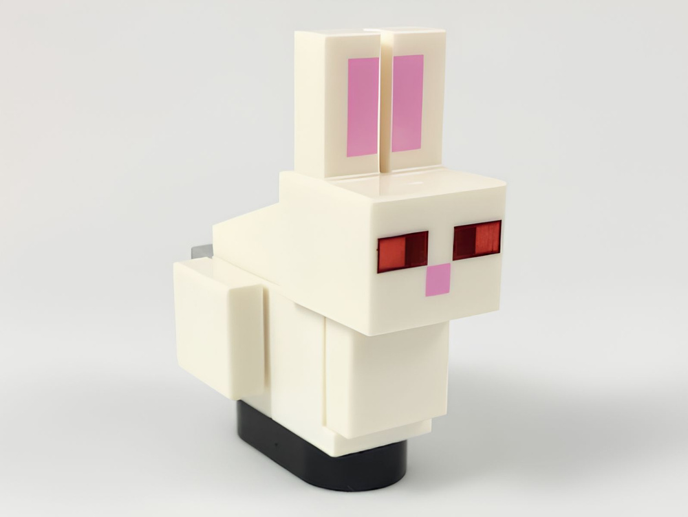 Минифигурка Lego Minecraft Bunny / Rabbit / Killer Bunny - Brick Built ...