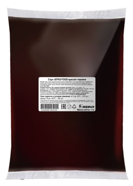 Соус EFKO FOOD SPECIAL Терияки - купить с доставкой по выгодным ценам в ...