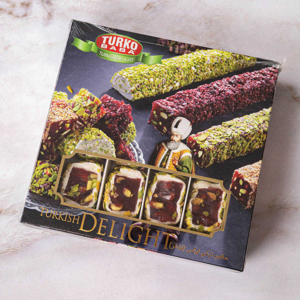 Набор в подарочном пакете, гранатовый лукум с фисташками TURKO BABA ...