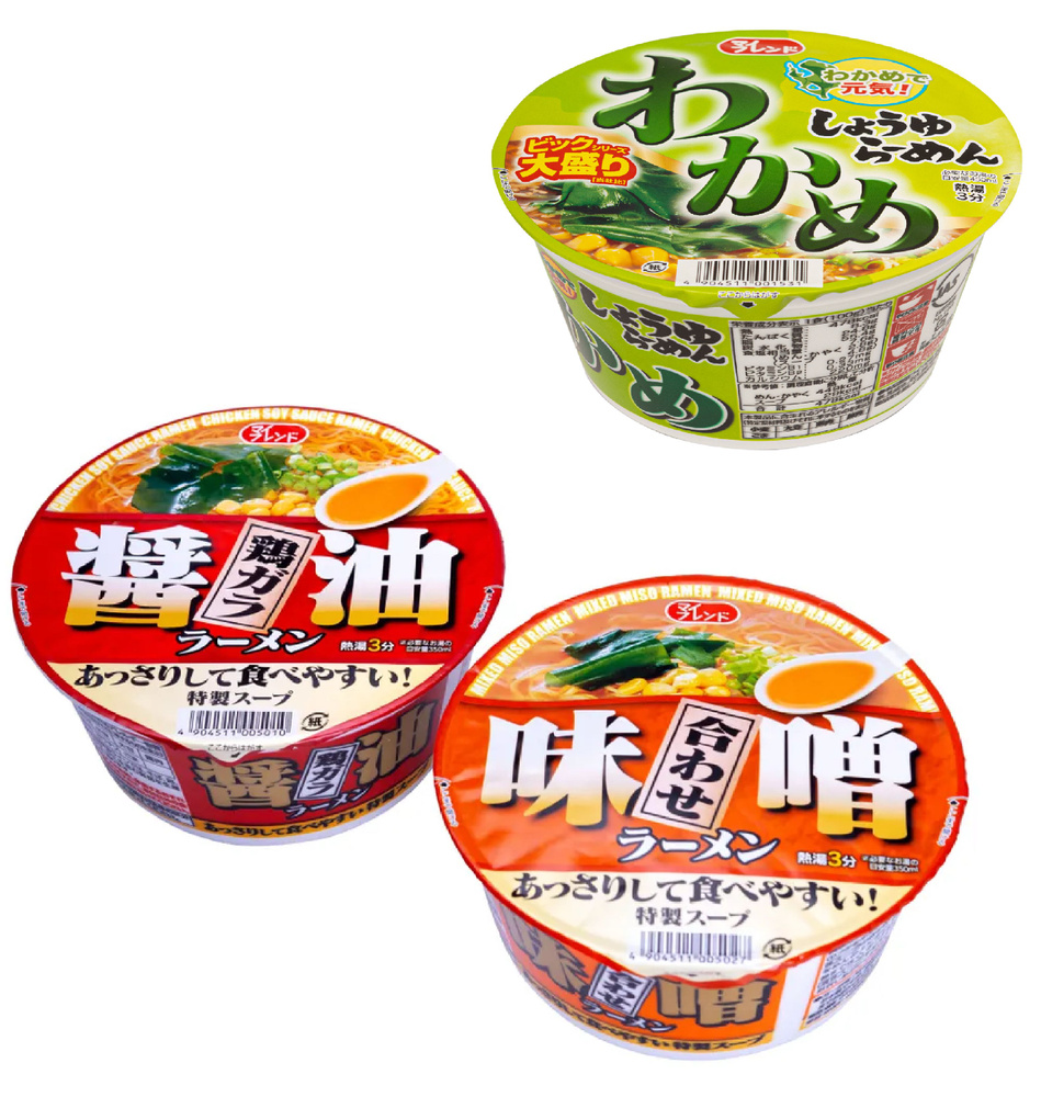 Японская лапша Daikoku быстрого приготовления с соевым соусом и куриным ...