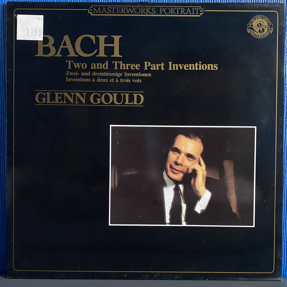 Bach. Glenn Gould. Two And Three Part Inventions (Гульд, Бах) NM ВИНТАЖ ...
