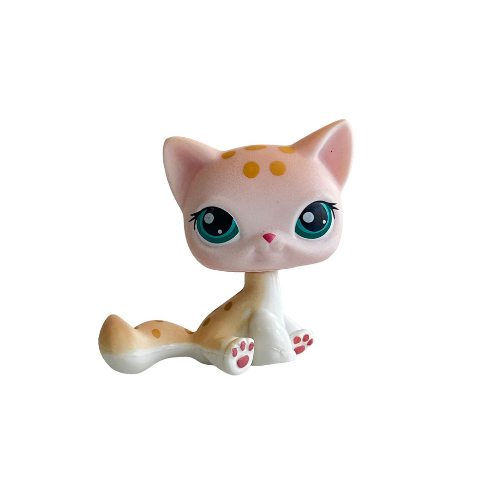 Littlest Pet Shop кошка #224 У белого котенка один глаз голубой, а ...