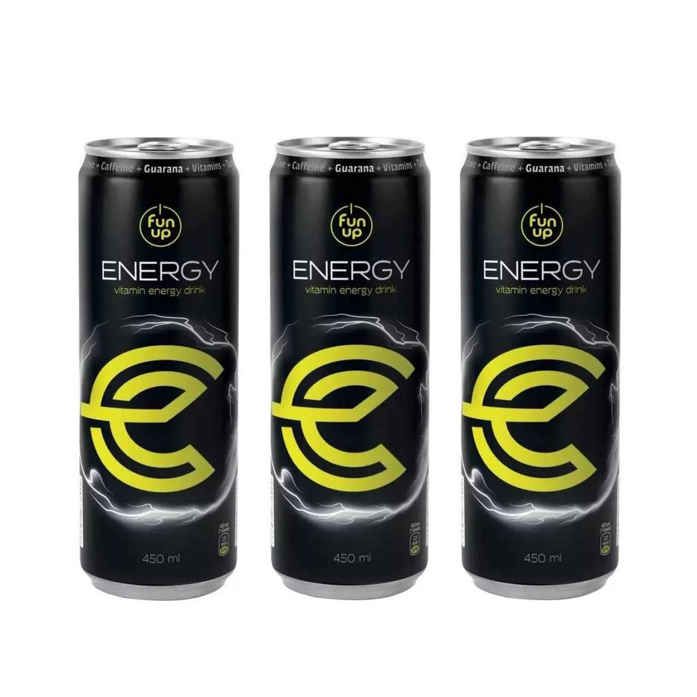 Энергетический напиток Fun Up Guarana 3 шт по 450 мл купить на OZON по ...