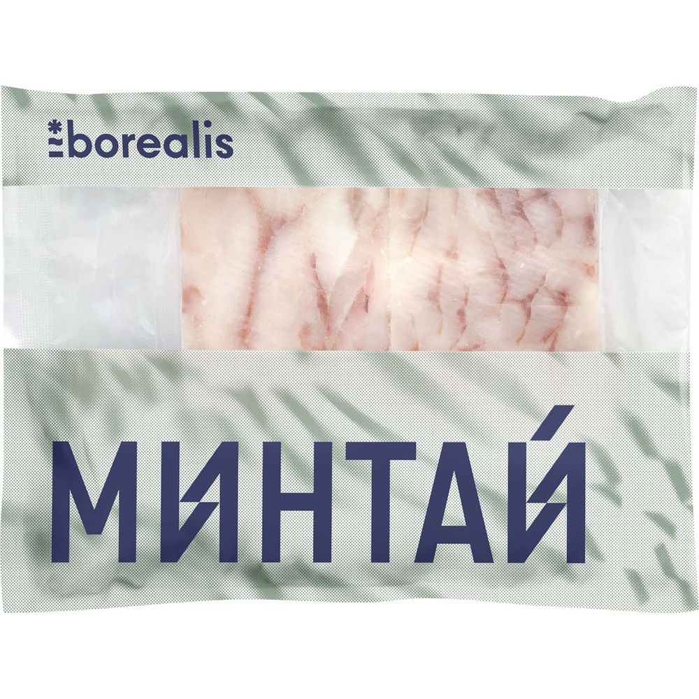 Минтай BOREALIS Тихоокеанский филе без костей вакуумная упаковка, 300г ...