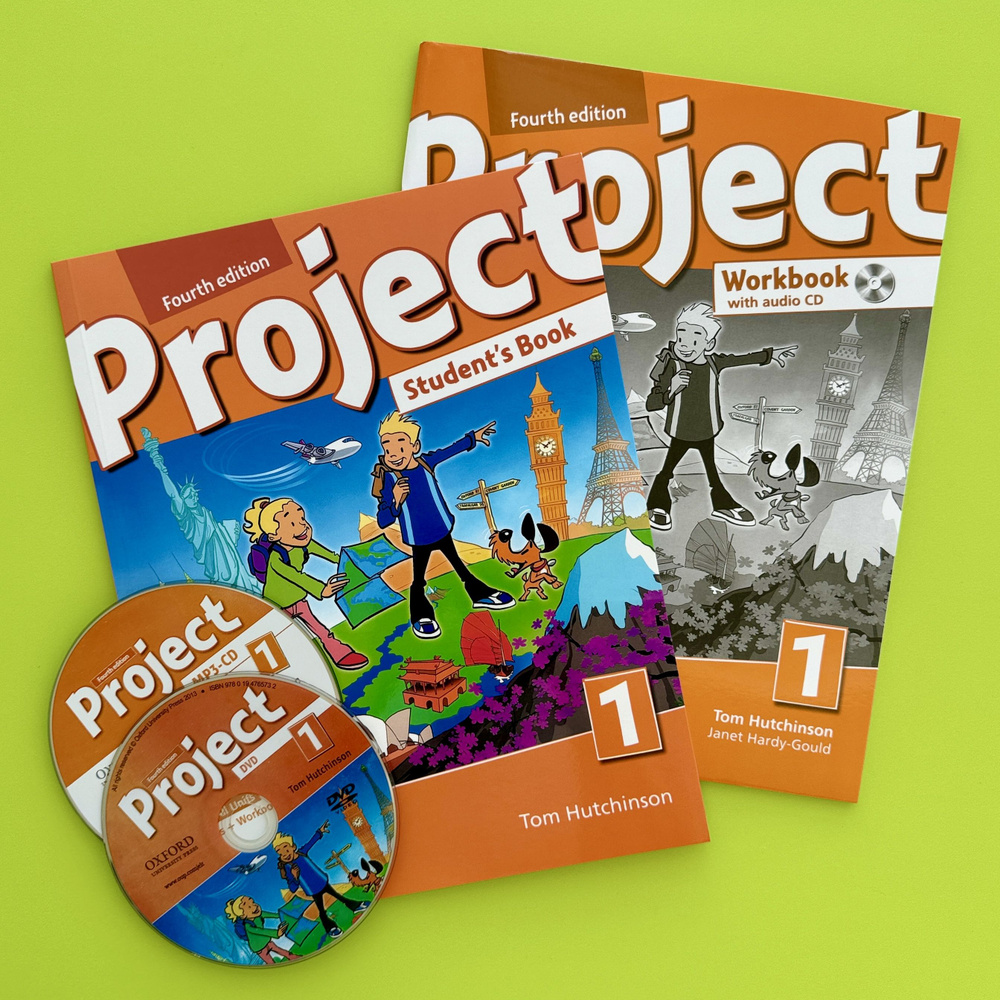 Project 1 (4th edition) Комплект Student's book + Workbook + CD/DVD ...