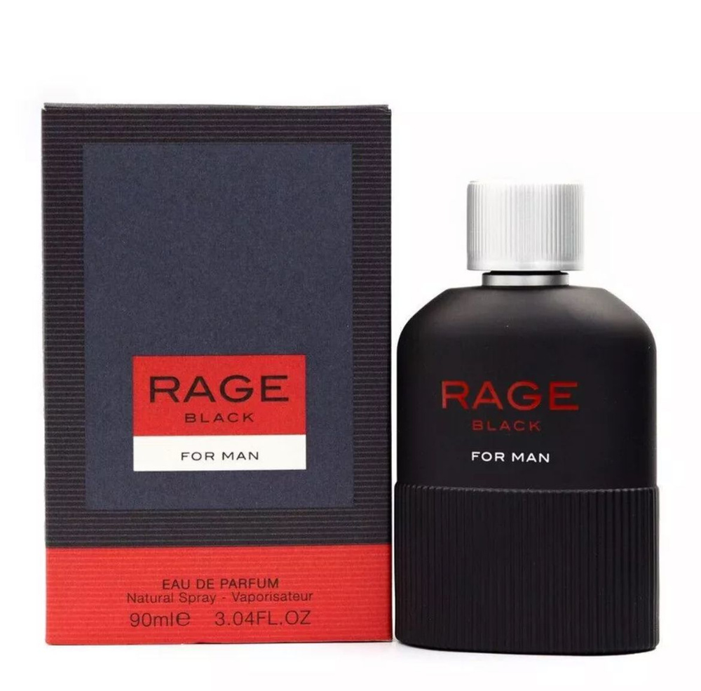 Fragrance World Арабский духи RAGE BLACK... Вода парфюмерная 90 мл ...