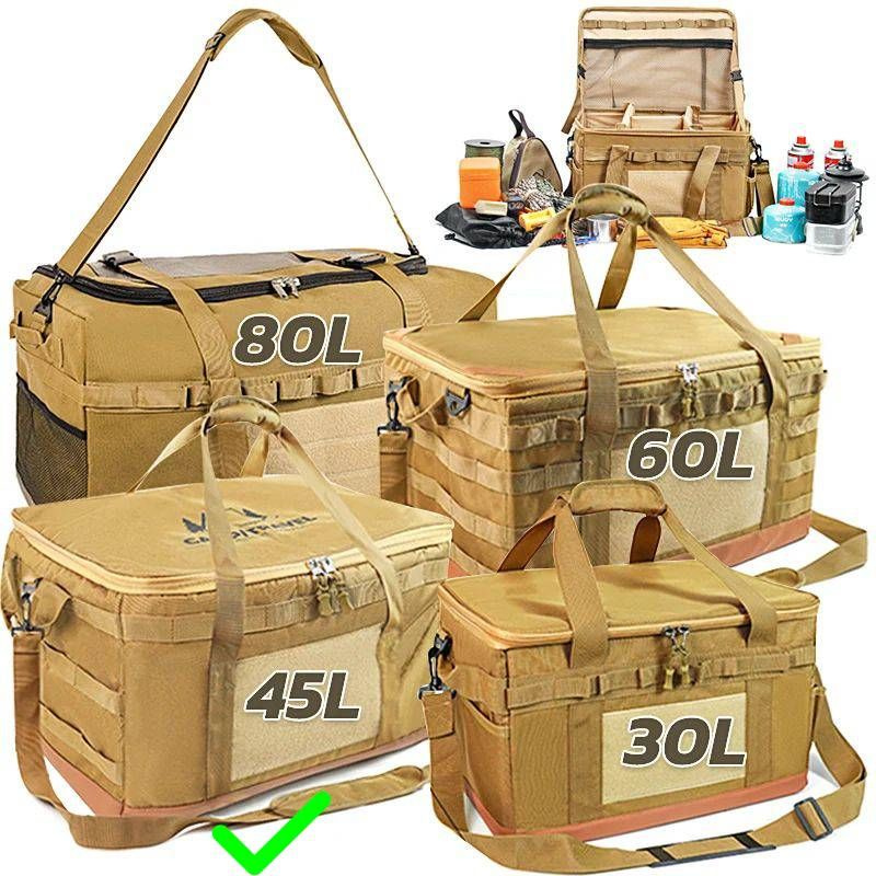 30L-80L Сумка для хранения большой емкости для кемпинга на открытом воздухе Уличная походная ...