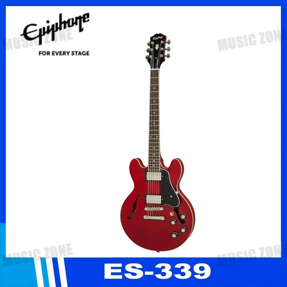 Epiphone ES-339 Cherry / полуакустическая электрогитара, цвет ...