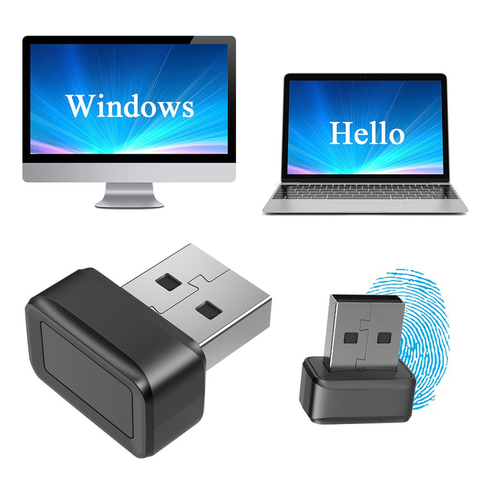 USB-считыватель отпечатков пальцев FIDO U2F Windows Hello Mini сканер ...