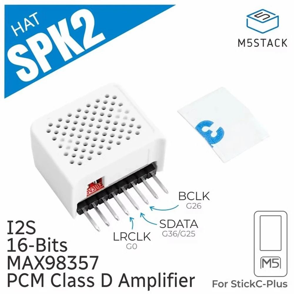 M5Stack Громкоговоритель M5SticKC PLUS, встроенный в ИС усилителя ...