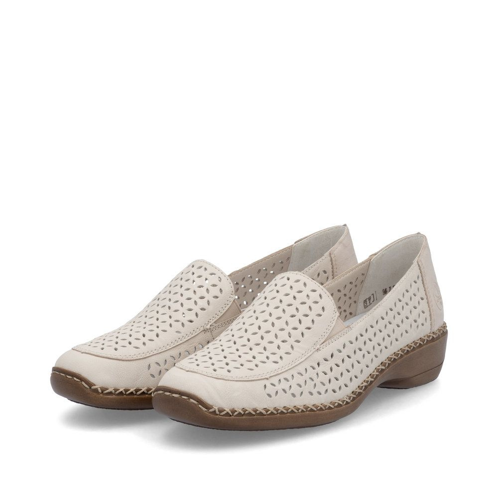 Туфли Женский Rieker Натуральная кожа, Искусственная кожа, размер 38 Без каблука G Швейцария Без ...