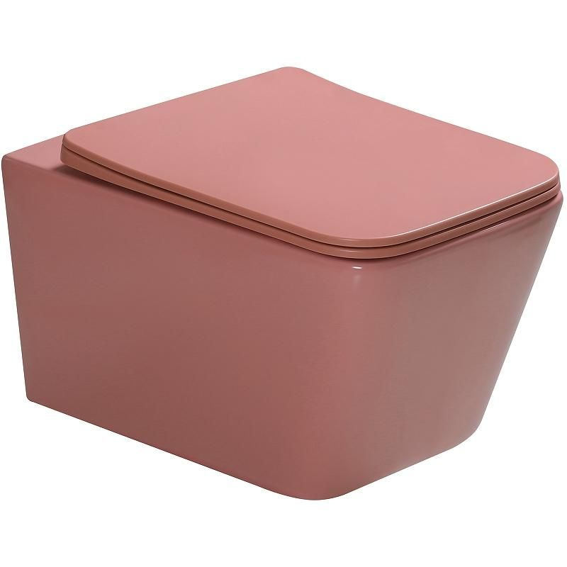 Унитаз SantiLine SL-5007P подвесной Персиковый матовый с сиденьем ...