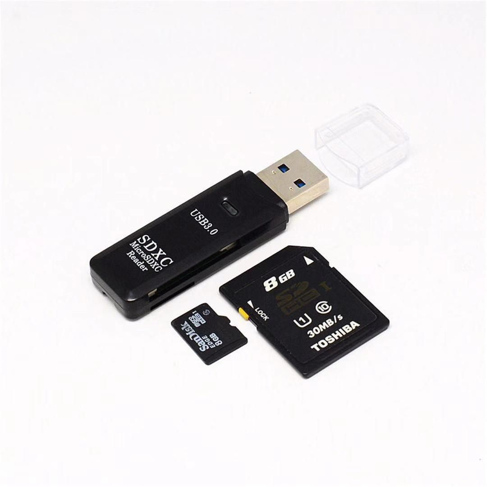 Картридер универсальный USB 2.0 Micro SD, SD, адаптер переходник купить ...