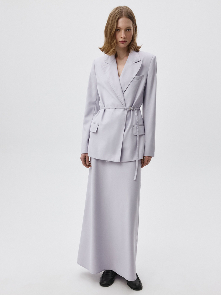 Юбка Женский SELA сиреневый, размер 44 Лето купить c доставкой на OZON по низкой цене (1914804214)