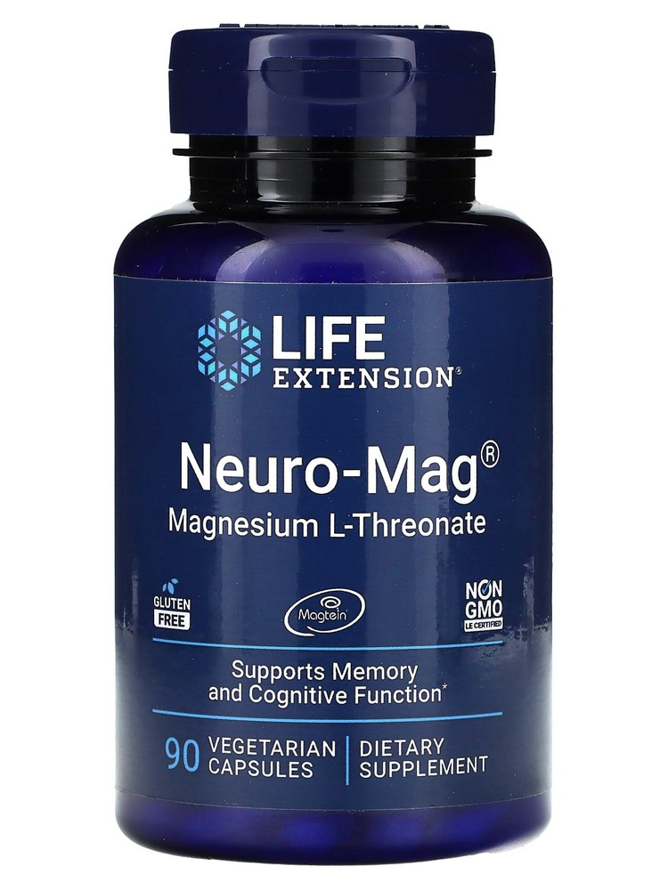 Life Extension, Neuro-Mag, L-треонат магния, 90 капсул купить на OZON ...