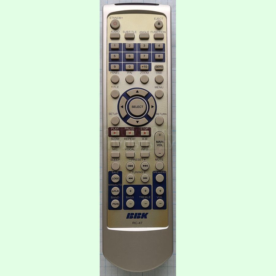 Пульт BBK RC-47 ( DVD театр ) оригинал купить на OZON по низкой цене (1912168097)