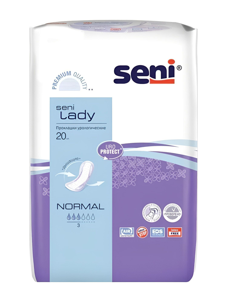 Прокладки урологические SENI Lady NORMAL 20 штук купить на OZON по ...