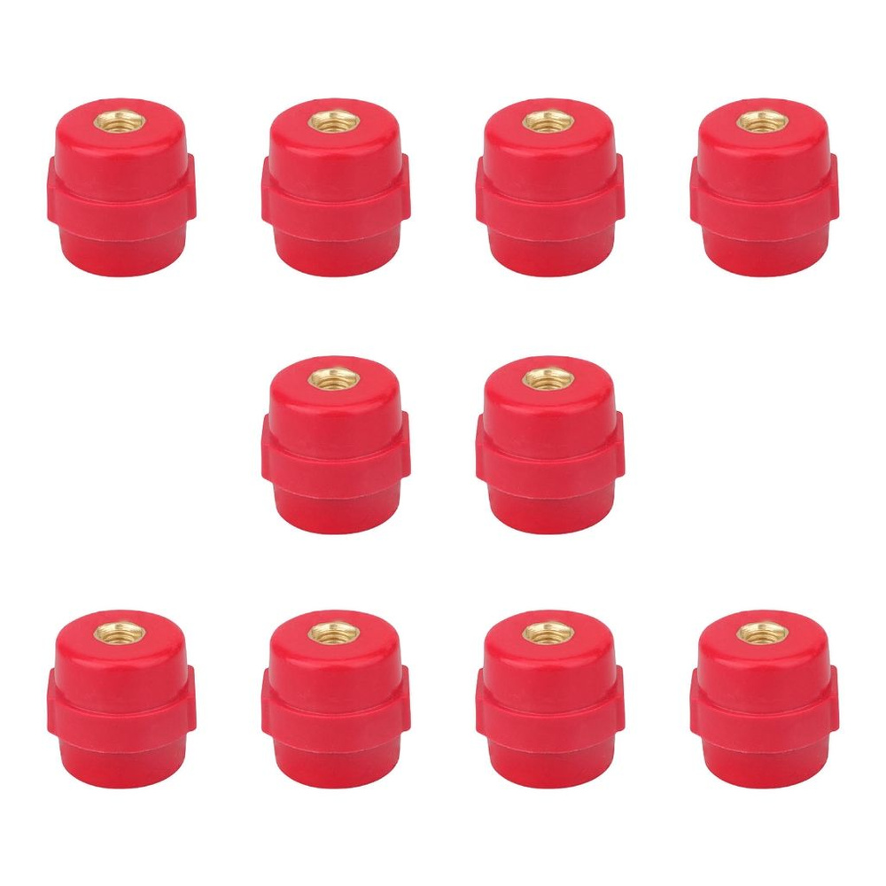 Комплект из 10 высоковольтных и низковольтных изолированных клеммных колодок с отверстиями M8 ...