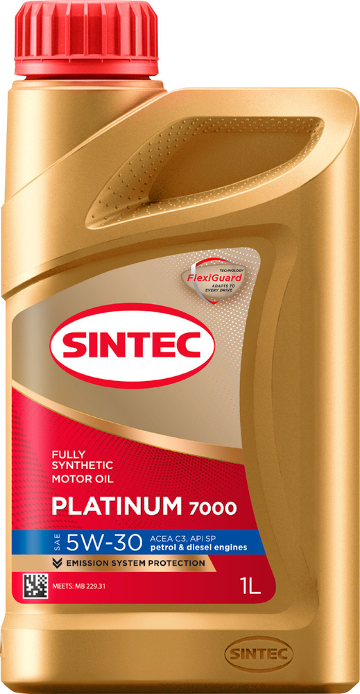 Масло моторное SINTEC 5W-30 1 л Platinum 7000 купить c доставкой на ...