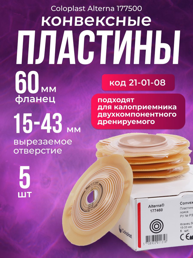 17750 Конвексная пластина Coloplast Alterna Convex Deep для ...