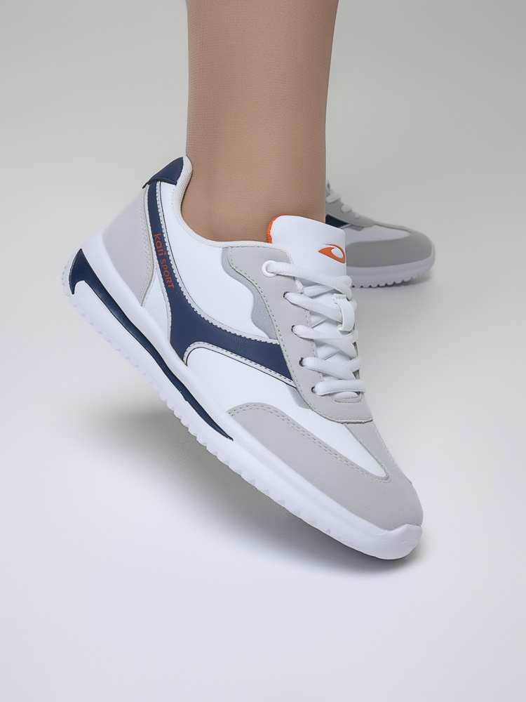 Кроссовки Женский Kari Искусственная кожа, Замша искусственная, размер 38 G Демисезон Шнурки ...