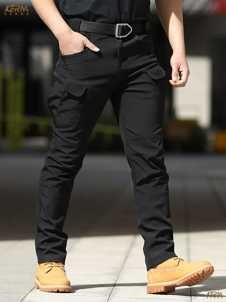 Брюки тактические KERNA, размер 50 (L), Лето, цвет черный купить c доставкой на OZON по низкой ...