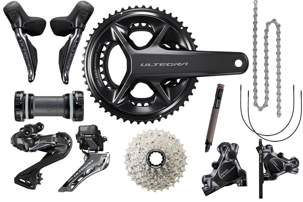 Комплект оборудования Shimano Ultegra R8170 Di2 Disc 12ск. (52x36 172 ...