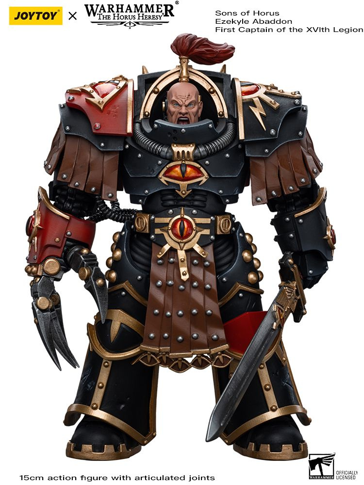 JOYTOY Warhammer 30K 1/18 Sons of Horus Ezekyle Abaddon First Captain ...