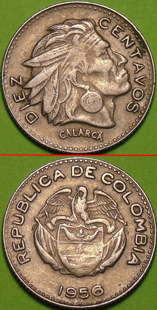 Монета Колумбия 10 сентаво 1956 год купить на OZON по низкой цене (2203594380)