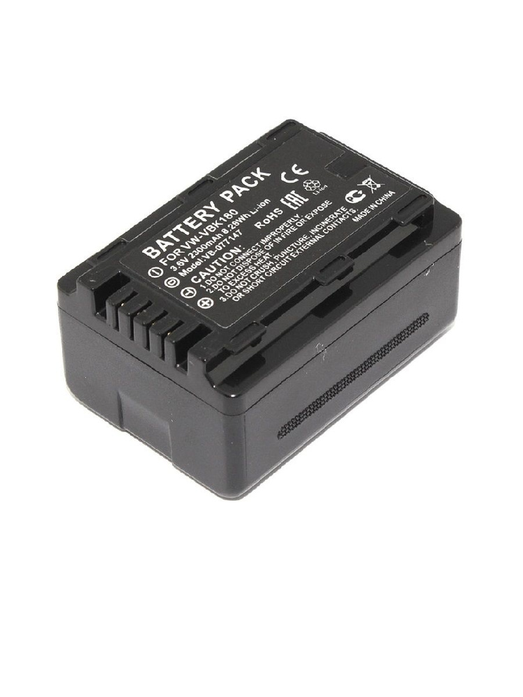 Аккумулятор VW-VBK180 для фото и видеокамеры Panasonic HC-V100, HC-V500 ...