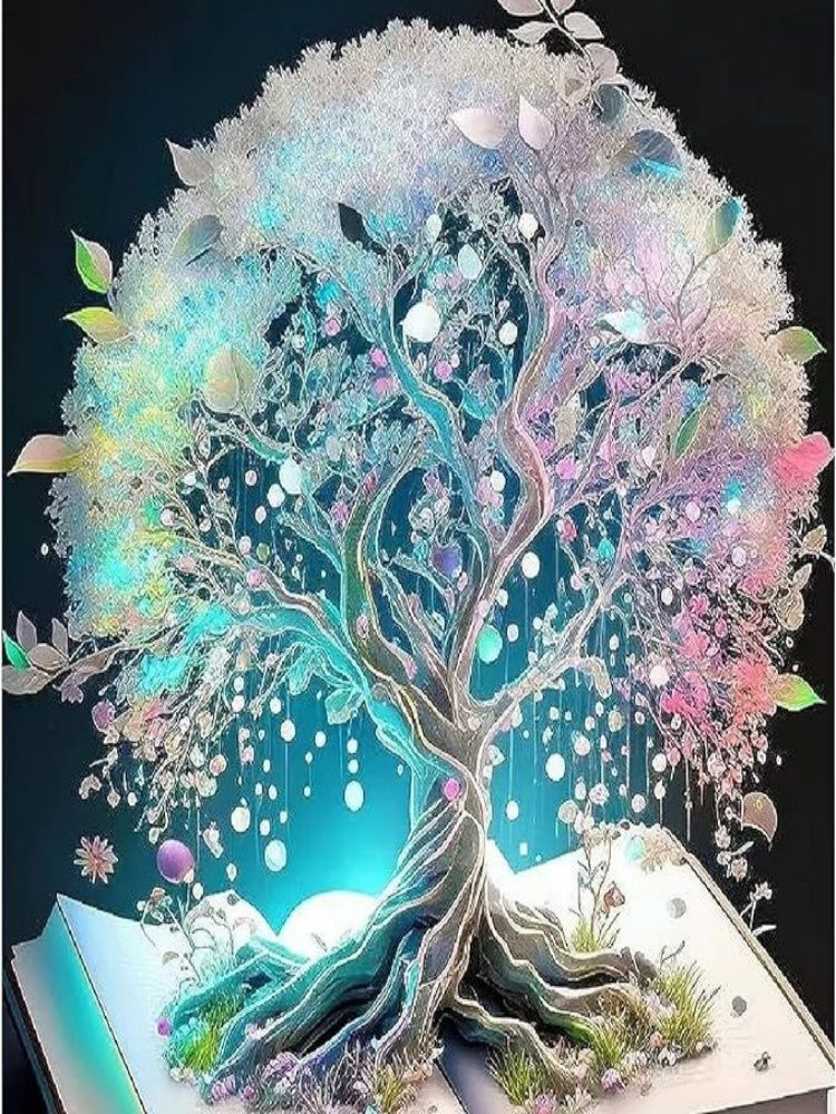 Алмазная мозаика на подрамнике 5D DIY/40x50 "Лунный водопад" (без единой рамки) купить на OZON ...